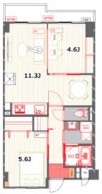 2LDKとはどんな間取り？間取りの特徴と、レイアウトのパターンまとめ | goodroom journal