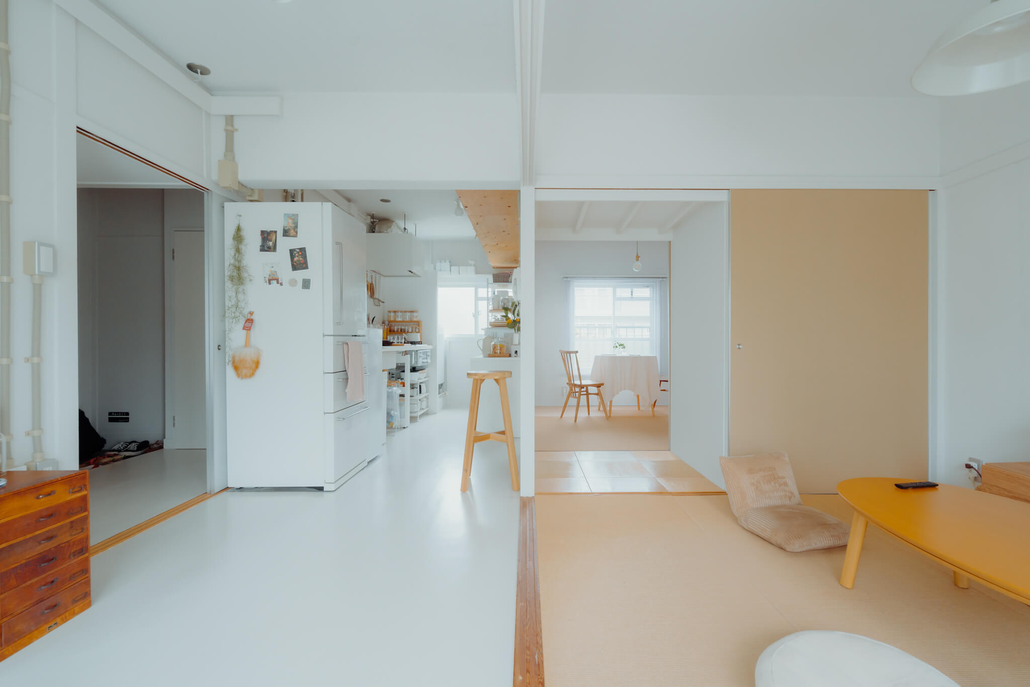 築58年のリノベーション団地で、カフェ時間を楽しむ。MUJI×UR、二人暮らしの2LDKインテリア | goodroom journal