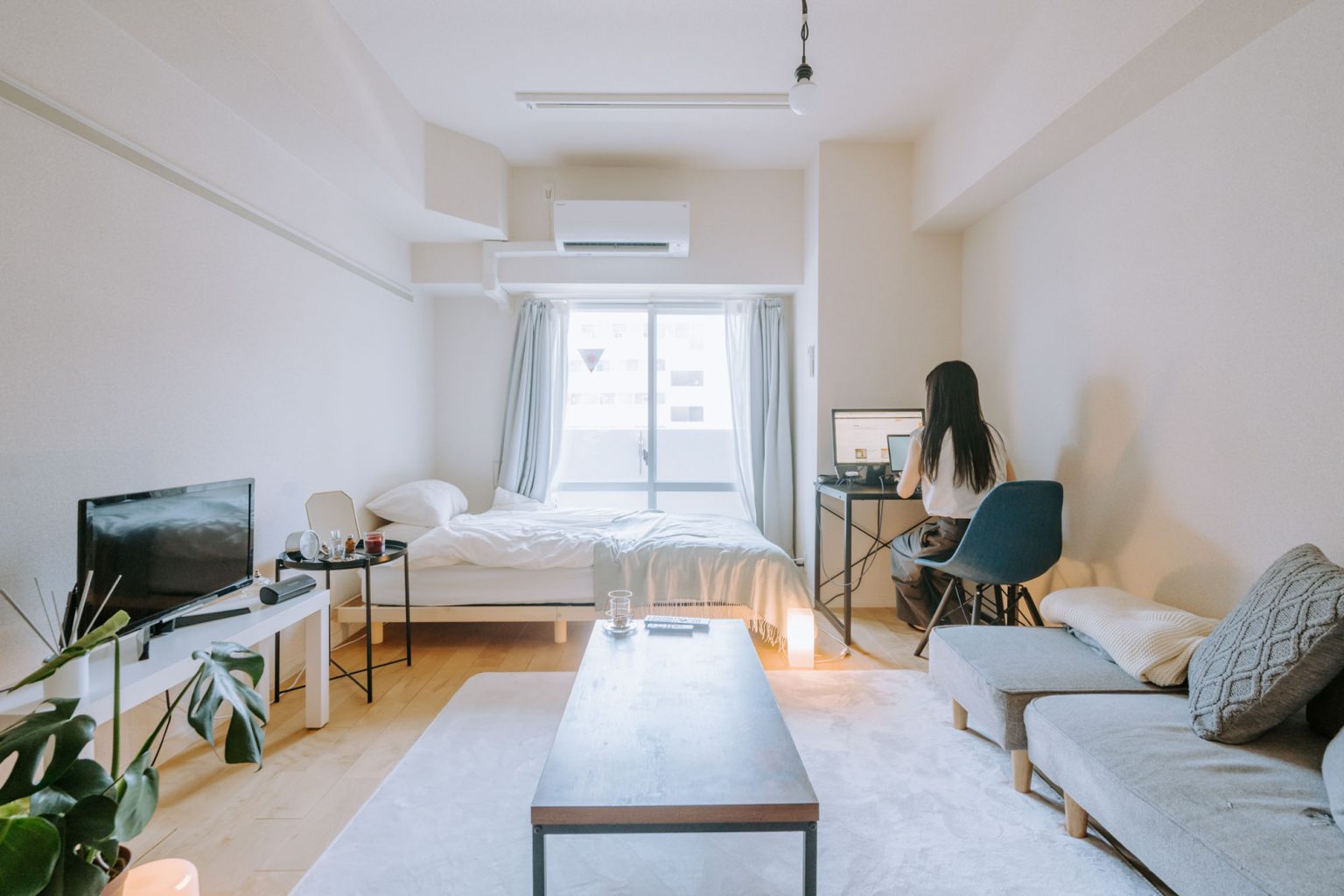 シンプルインテリアのレイアウト実例17選（1K・ワンルーム、1LDK、2LDK） | goodroom journal