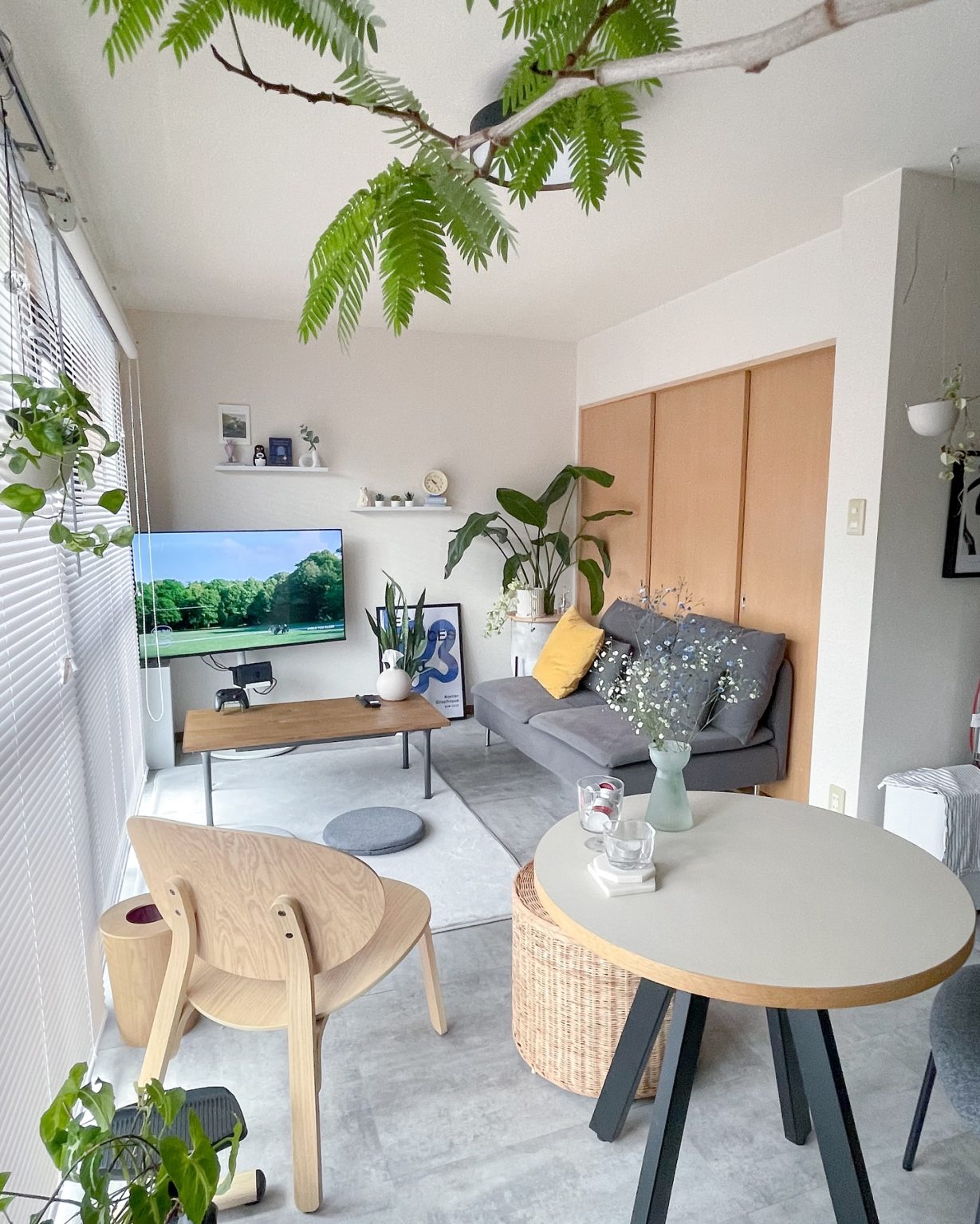 築24年の2LDK。DIYで手を加え、植物に囲まれ楽しく暮らす、二人暮らしのインテリア | goodroom journal